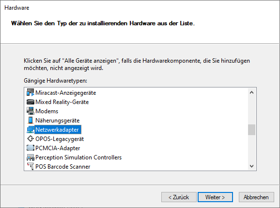 Installing the loopback adaptor [AVOSUPPORT]
